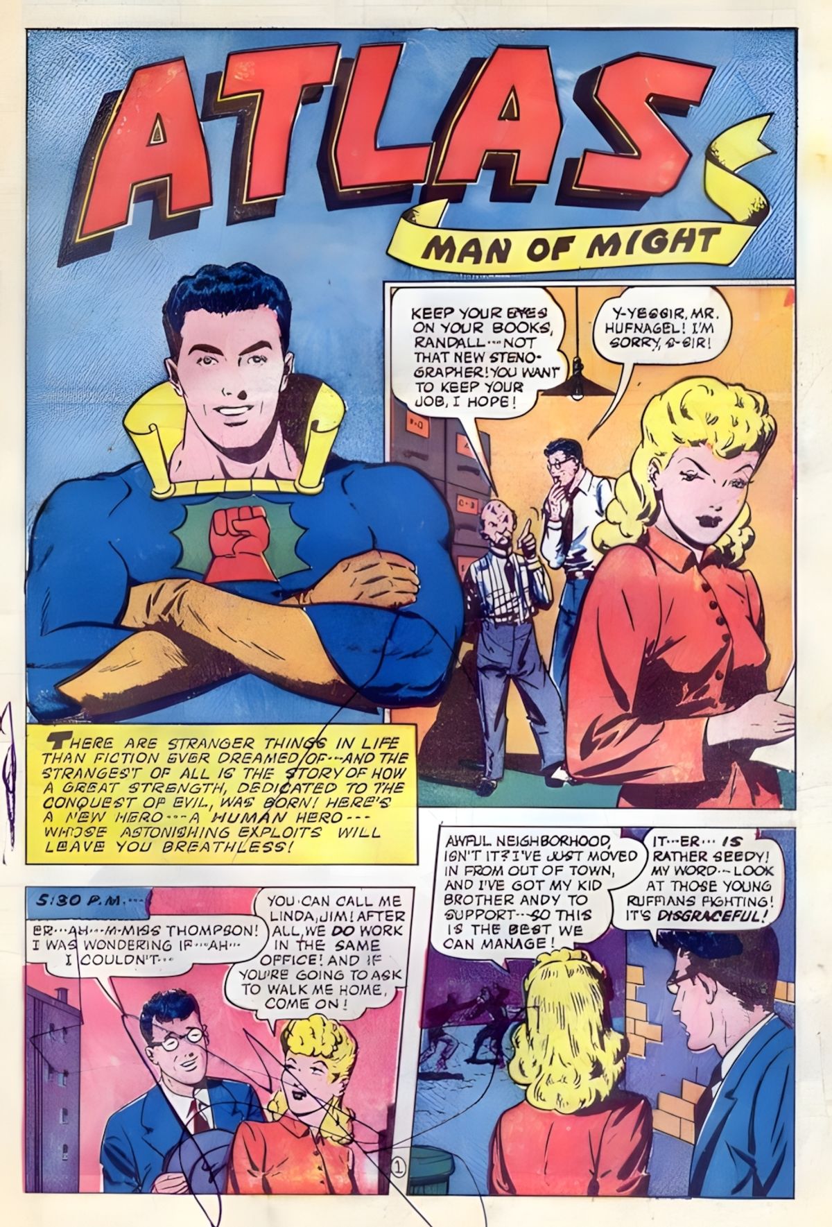 Atlas, Man Of Might (Comic Book)