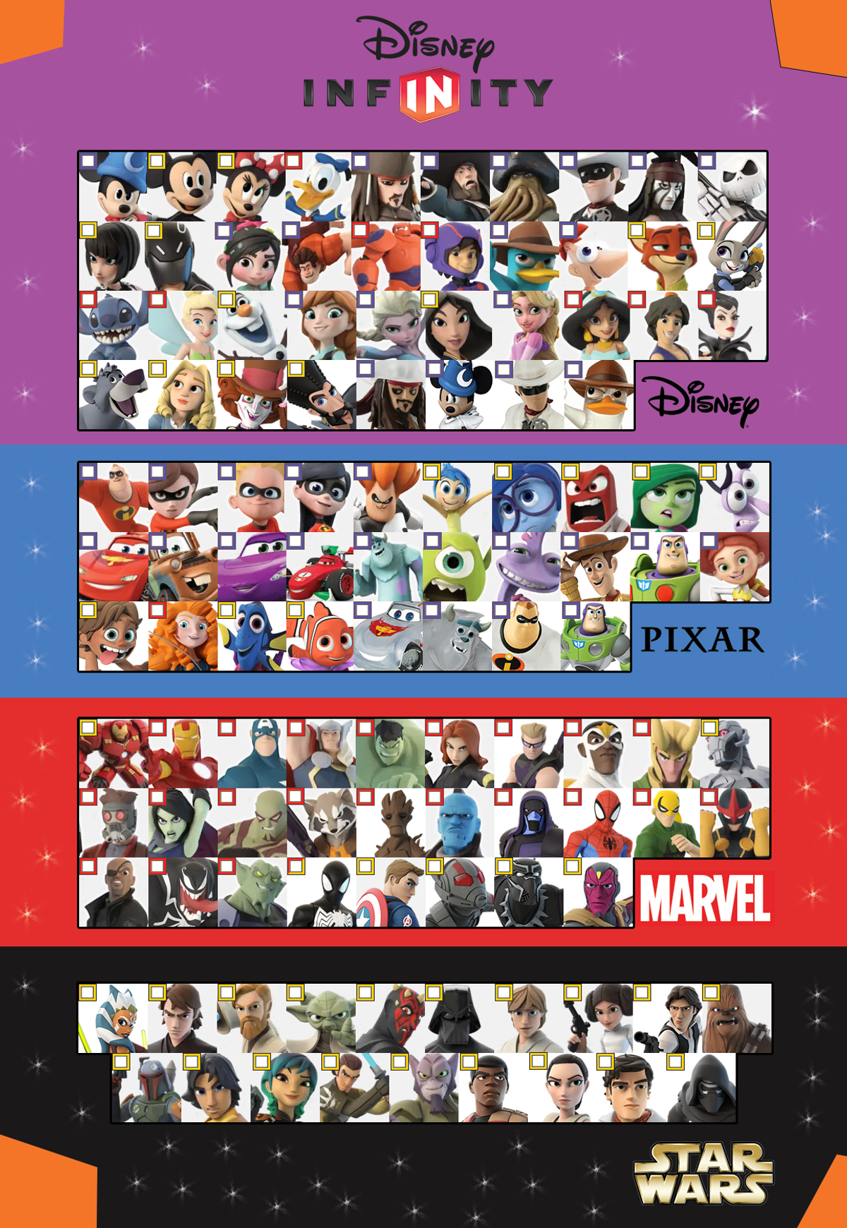 Wii infinity characters store