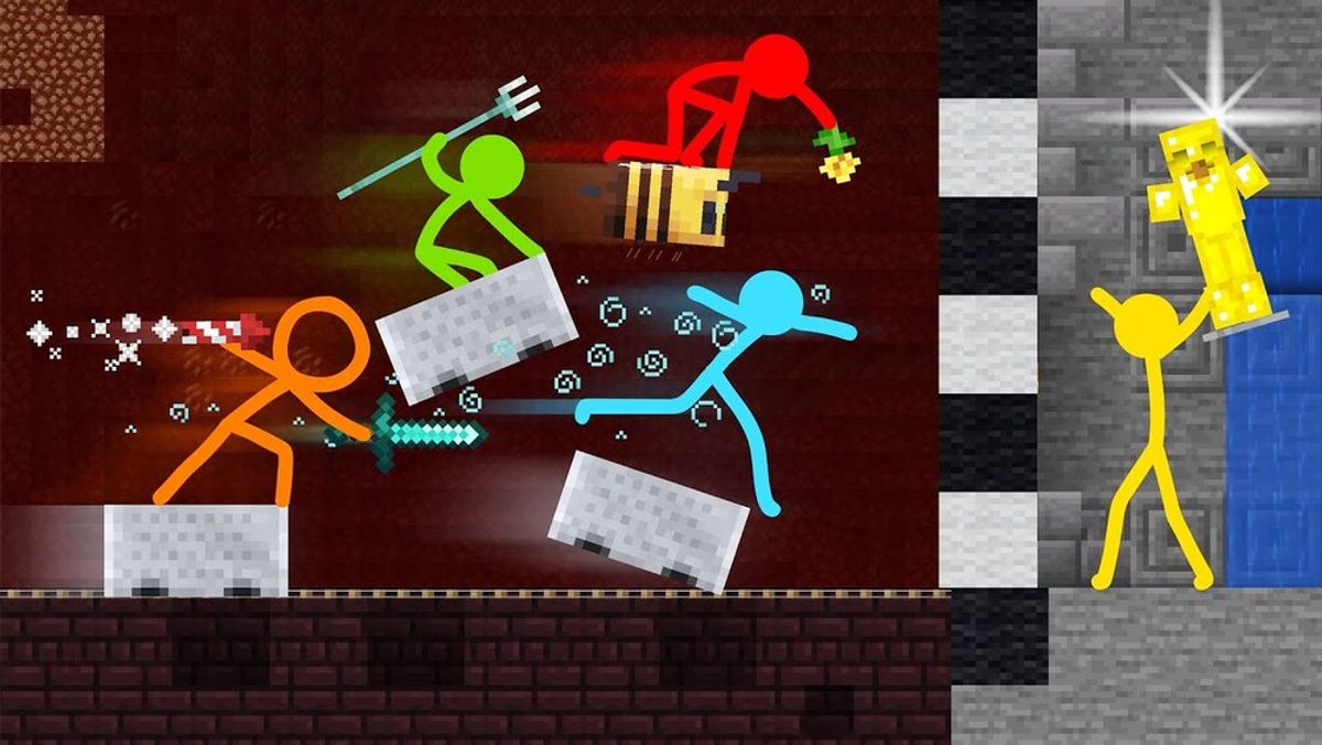Animator Vs Animation Avm Shorts Episode 31 Ultimate Minecart Race