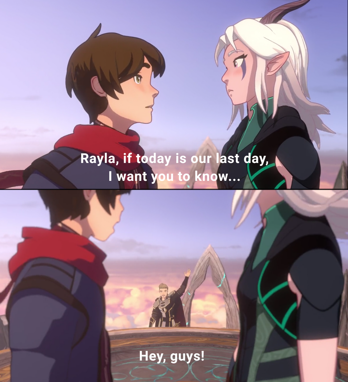 Interrupted Declaration of Love (trope)